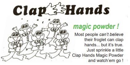 Clap Hands Magic Powder - Teach Your Frog Tricks! | GrowaFrog